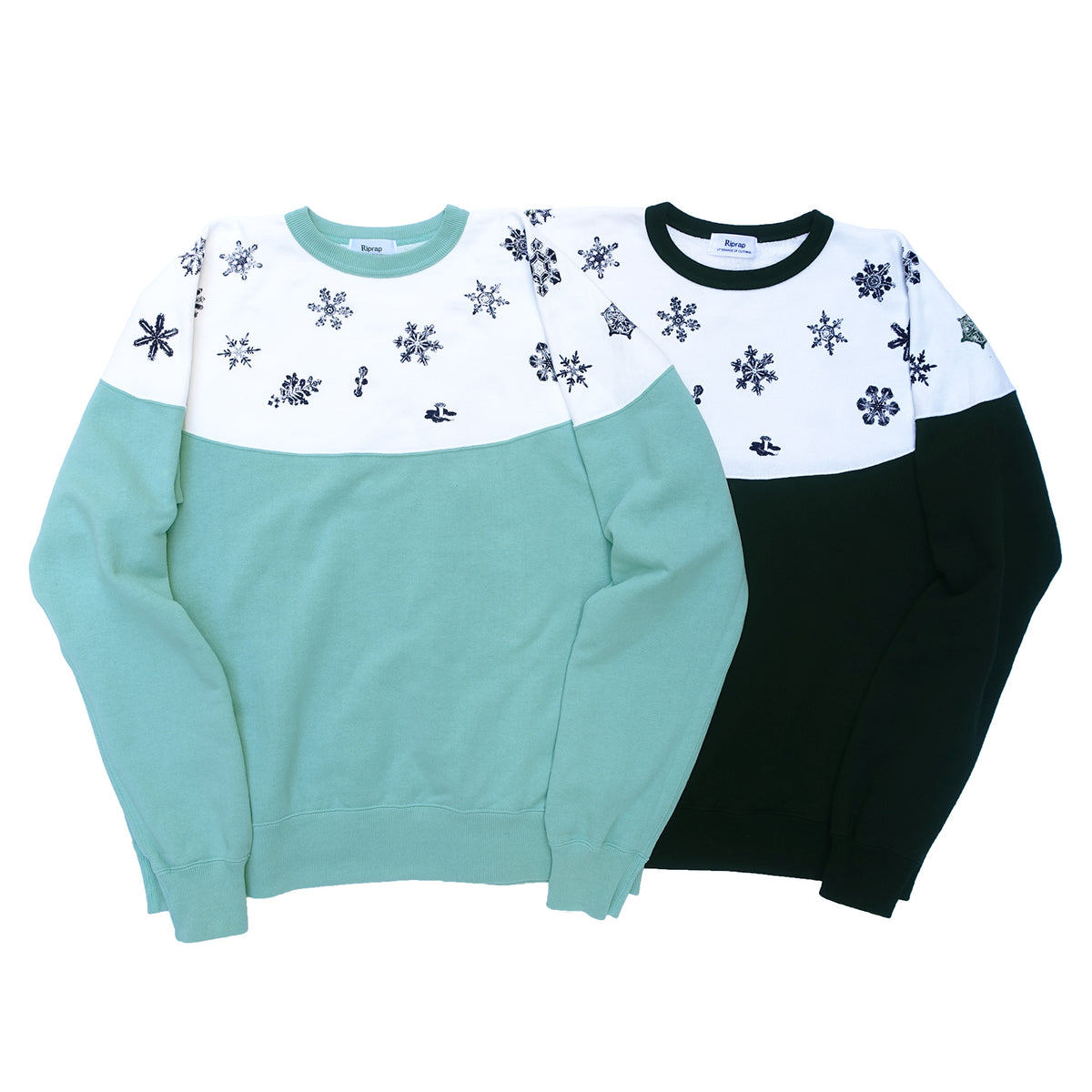 CAPE CUT CREW "SNOW" (COTTON LOOP WHEEL) Riprap リップラップ – SCREEN STORE