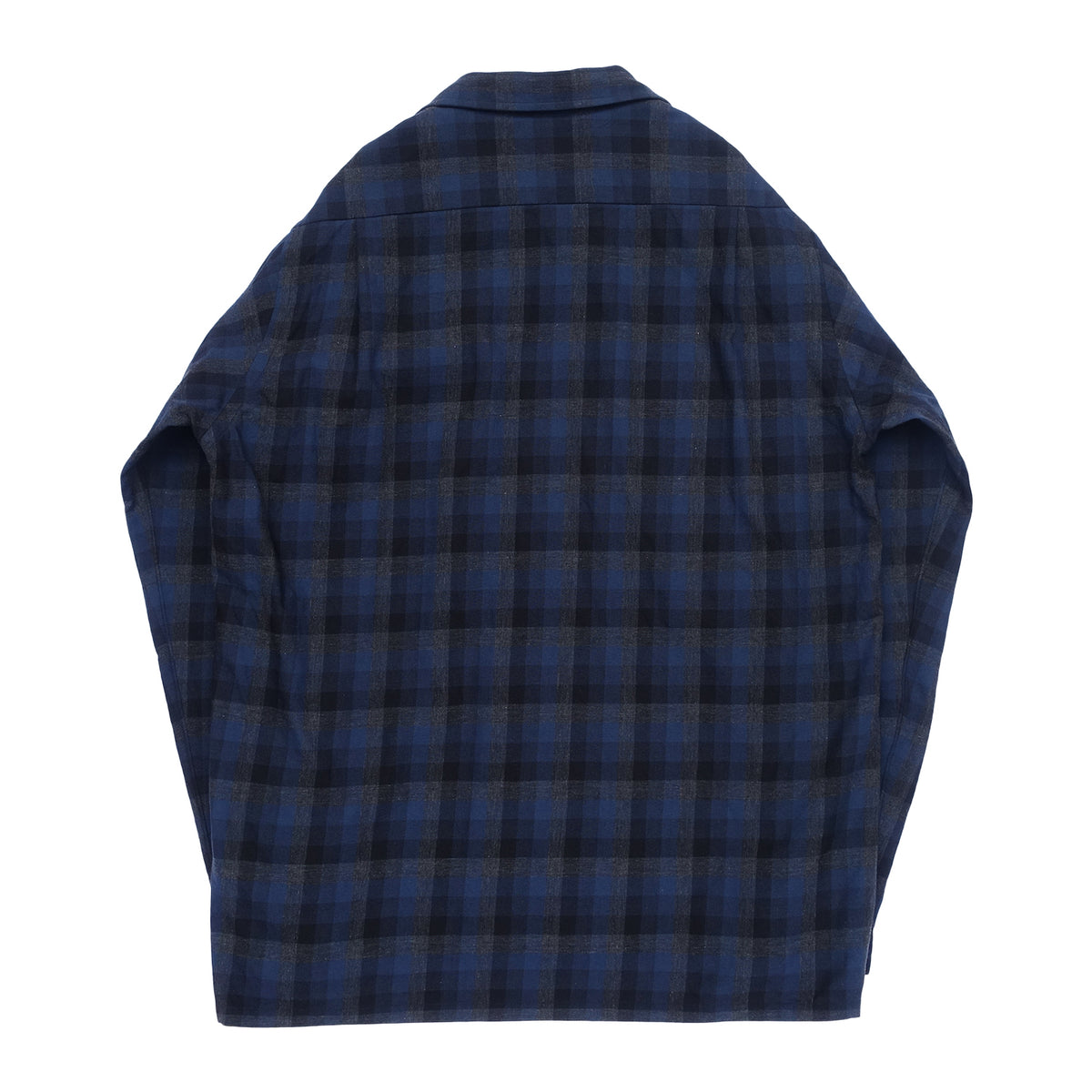 Riprap (リップラップ) SEMI-OPEN COLLAR SHIRT L/S (BLOCK CHECK) – SCREEN STORE